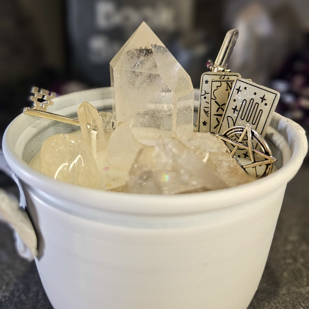 Premium Cauldron Candle - Crystal Clear - Fundamental Magick